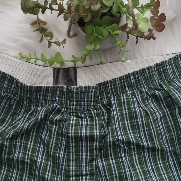 Merona | Underwear & Socks | Merona Blue And Green Plaid Boxers | Poshmark